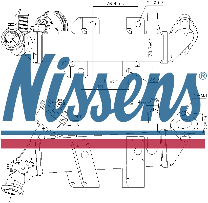 Nissens EGR cooler 989287 – ARKS4Cooling.com