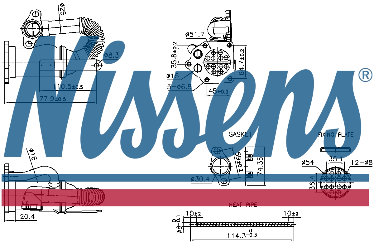 Nissens EGR cooler 989453 – ARKS4Cooling.com
