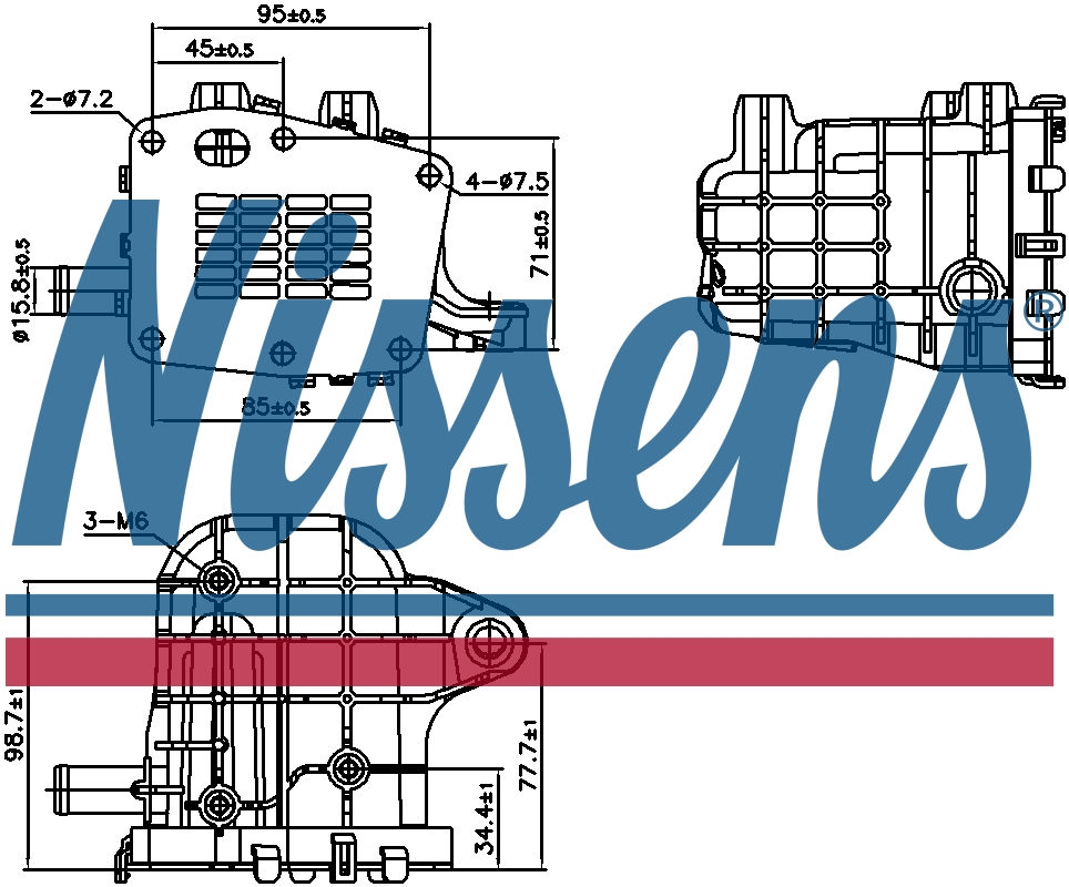 Nissens EGR cooler 989481 – ARKS4Cooling.com