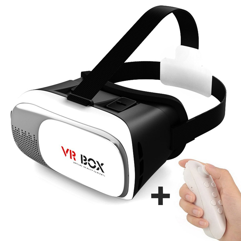 VR Box Virtual Reality VR Glasses 3D Headset with Remote for Mobile ...