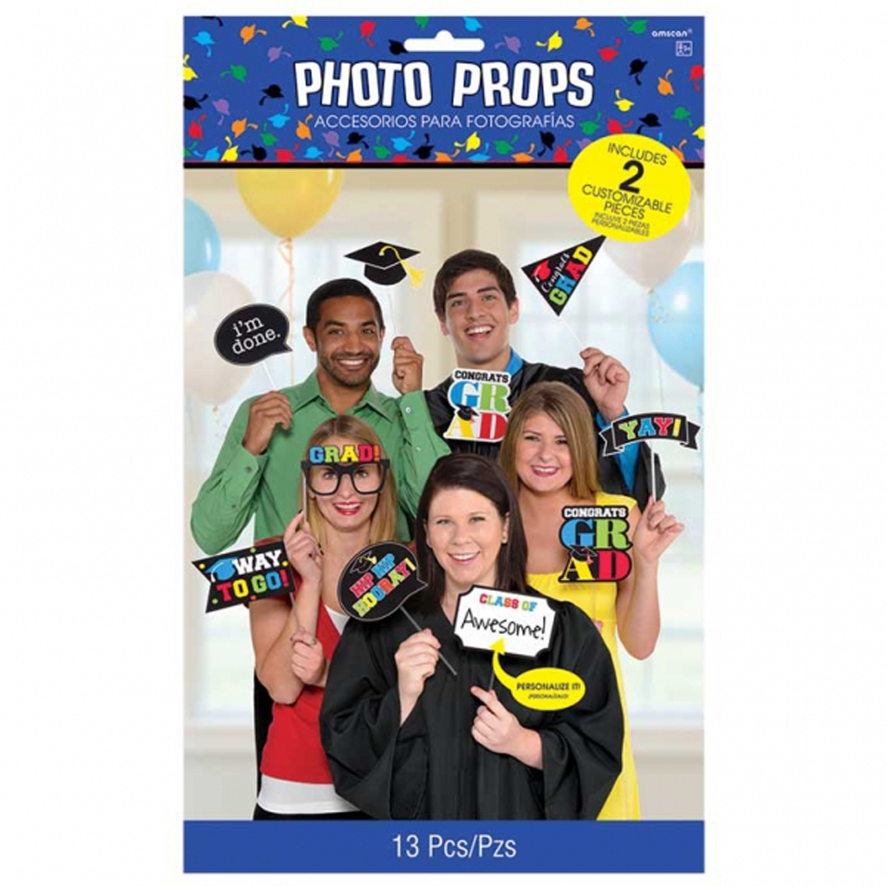13 Graduation Photo Props Hand held signs incl 2 for you to customise ...