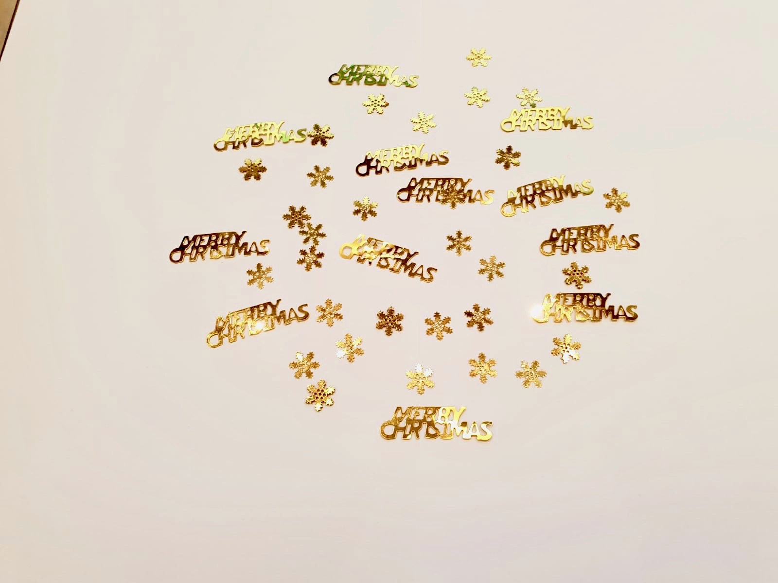 CHRISTMAS FOIL TABLE CONFETTI - SCATTER / SPRINKLE / DECORATION ALL ...