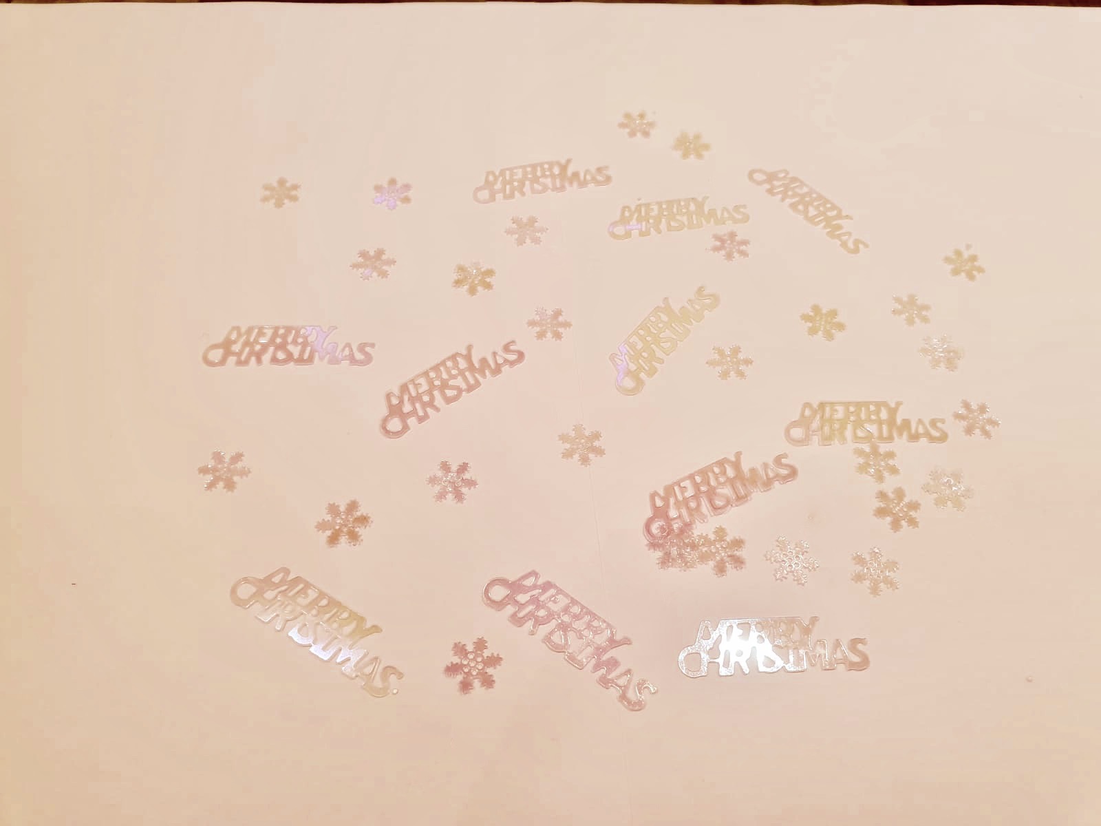CHRISTMAS FOIL TABLE CONFETTI - SCATTER / SPRINKLE / DECORATION ALL ...