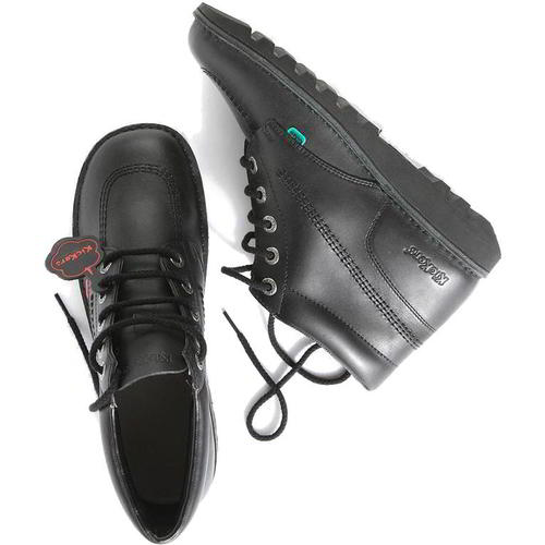 Kickers Kick Hi Core Women's Black Leather BOOTS 90s Classic EU 37 UK 4 ...