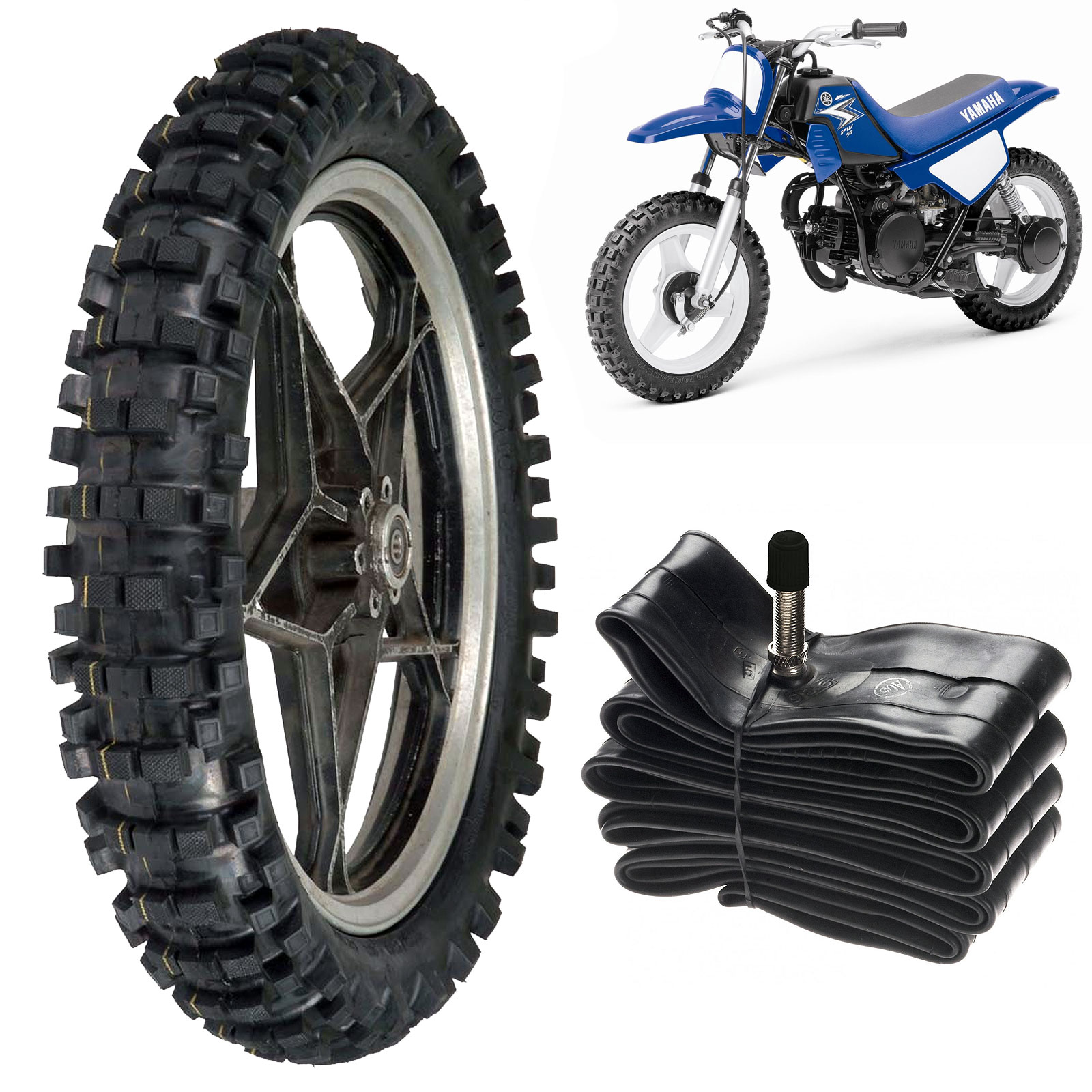 Yamaha PW 50 Vee Rubber VRM140 Tyre 250-10 Tire & Inner Tube 250x10 ...