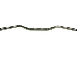 Chrome Motorcycle Bike Handlebars 1 inch Diameter 2 inch Rise New | eBay