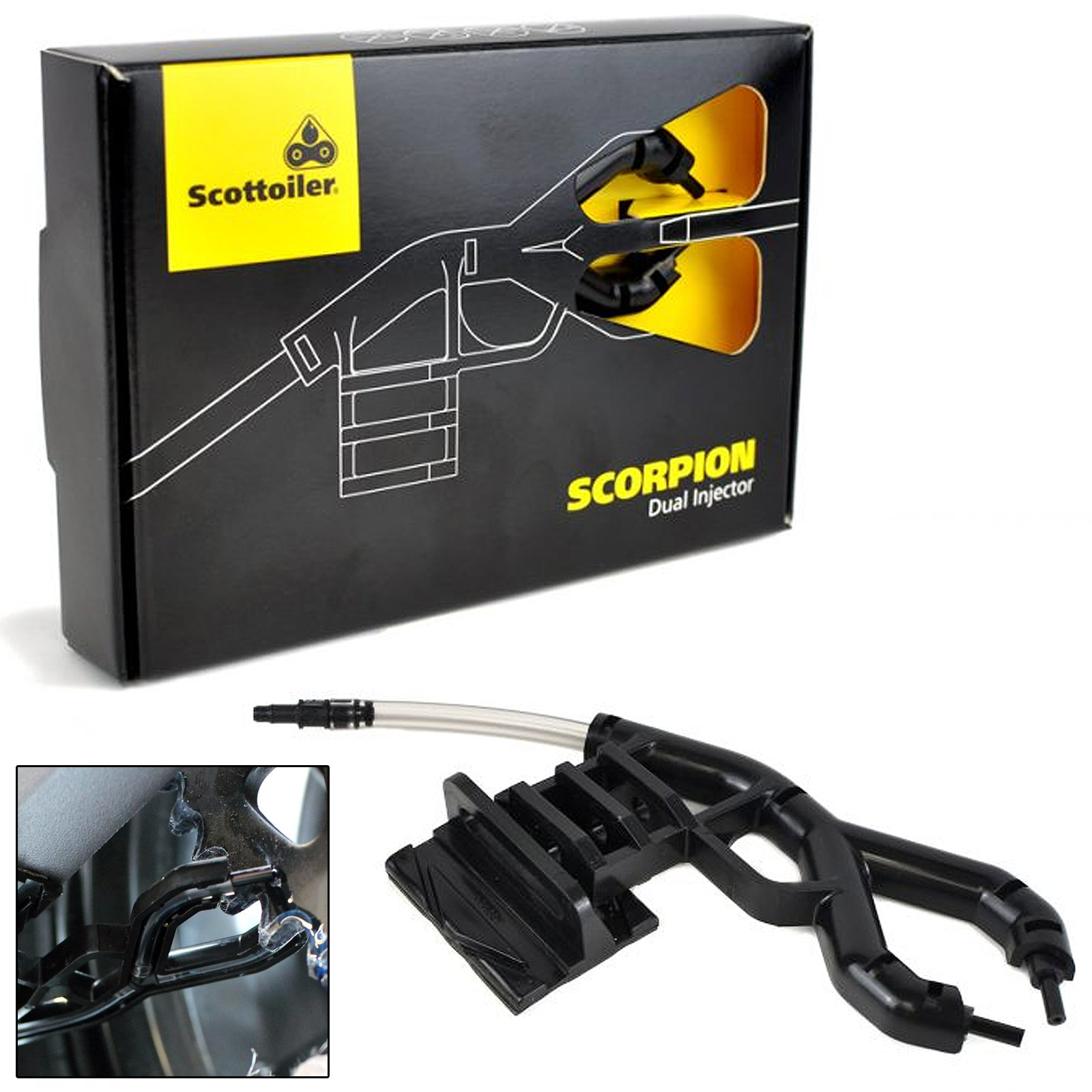 Scottoiler Scorpion Motorcycle Dual Injector Kit Fits V System X System ...