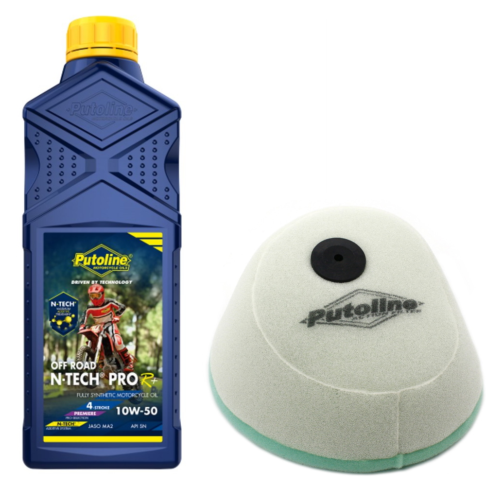 KTM LC 4 STROKE 400 2001 Putoline R Plus 10w50 1 Litre Oil & Filter ...