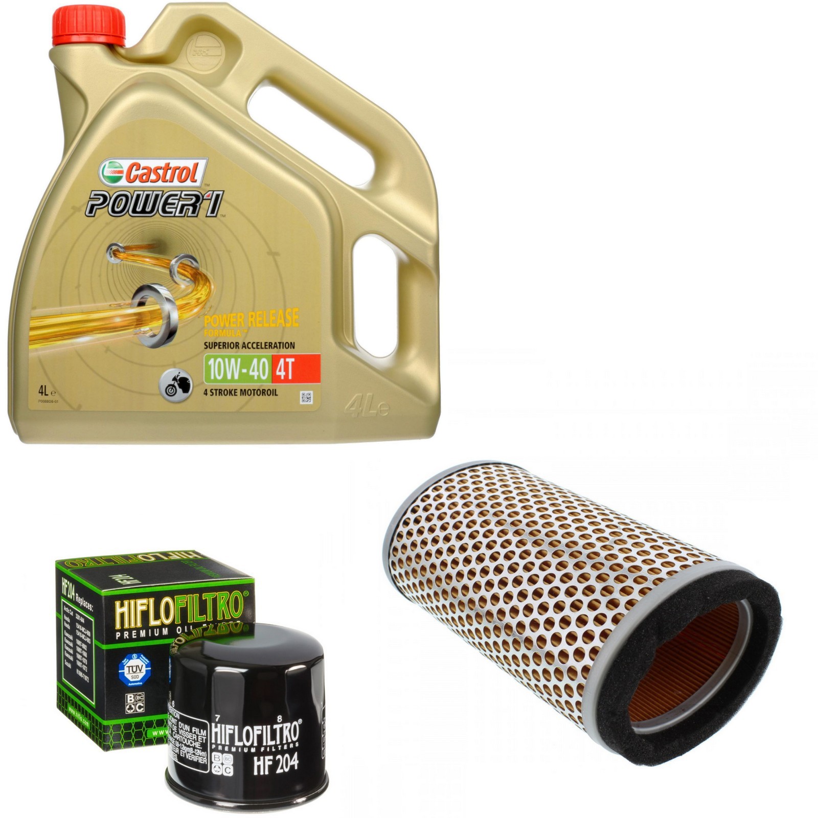 Triumph 900 Bonneville T100 2008 Castrol 10w40 4L Oil Air Filter ...