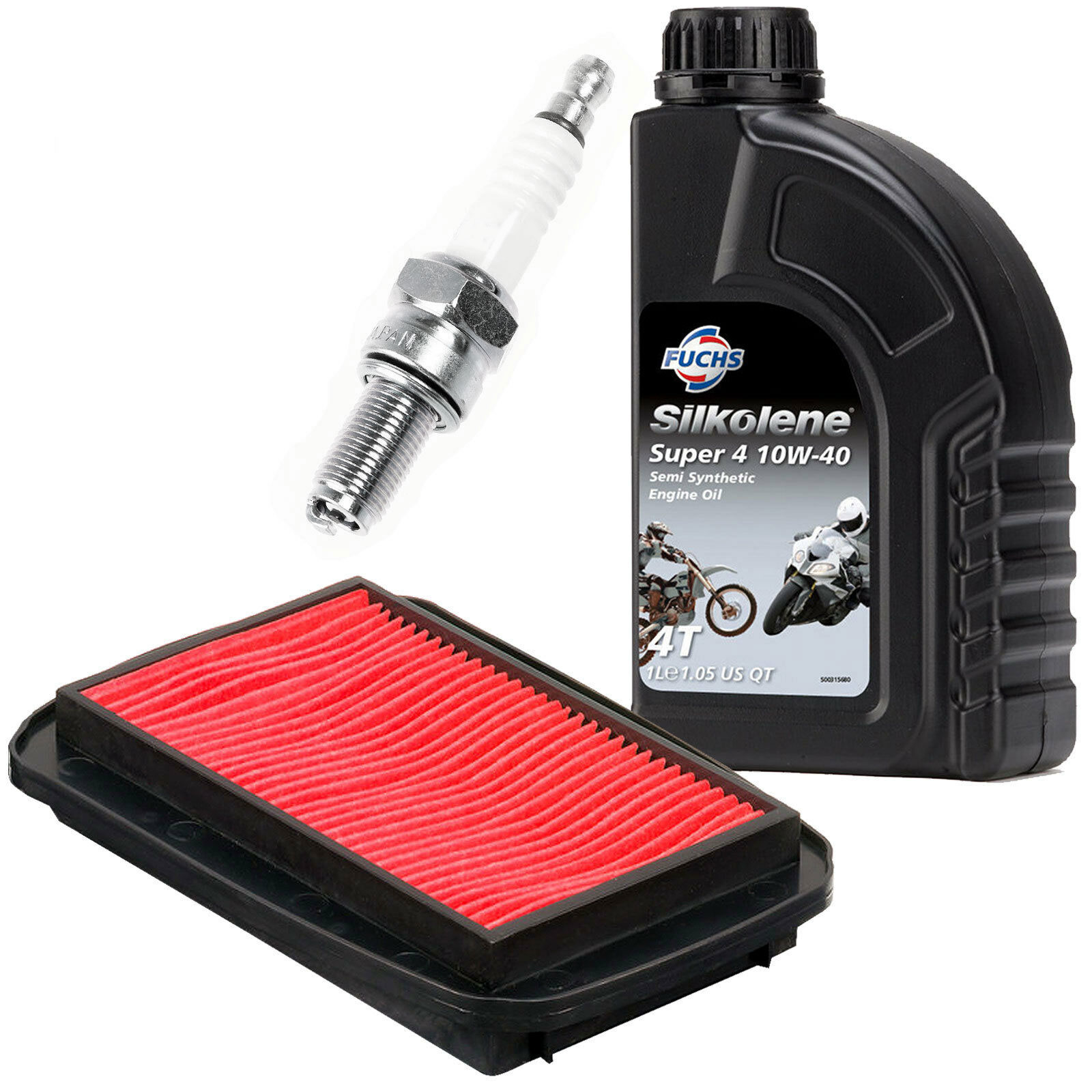 Honda CB 125 F (GLR125) 2015 Service Kit Oil Air Filter & NGK Spark ...