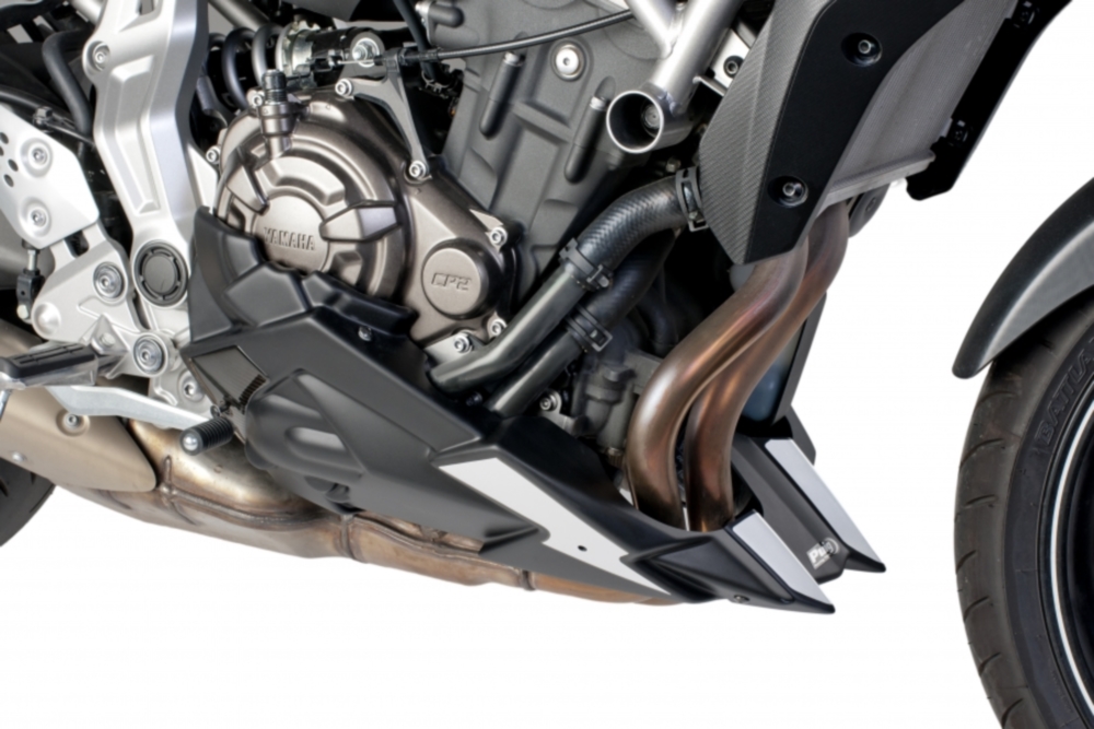 Yamaha MT-07 2014-2020 Puig Matt Black Belly Pan Engine Spoiler MT07 | eBay
