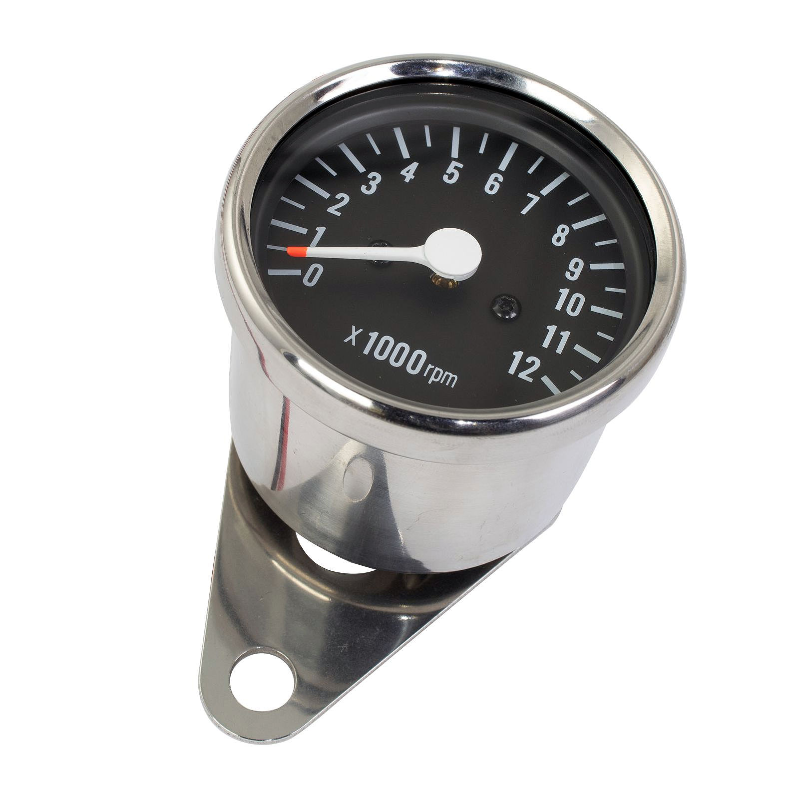 Motorcycle Mini Chrome Tachometer Rev Counter Kawasaki 1:5 Ratio Cable ...