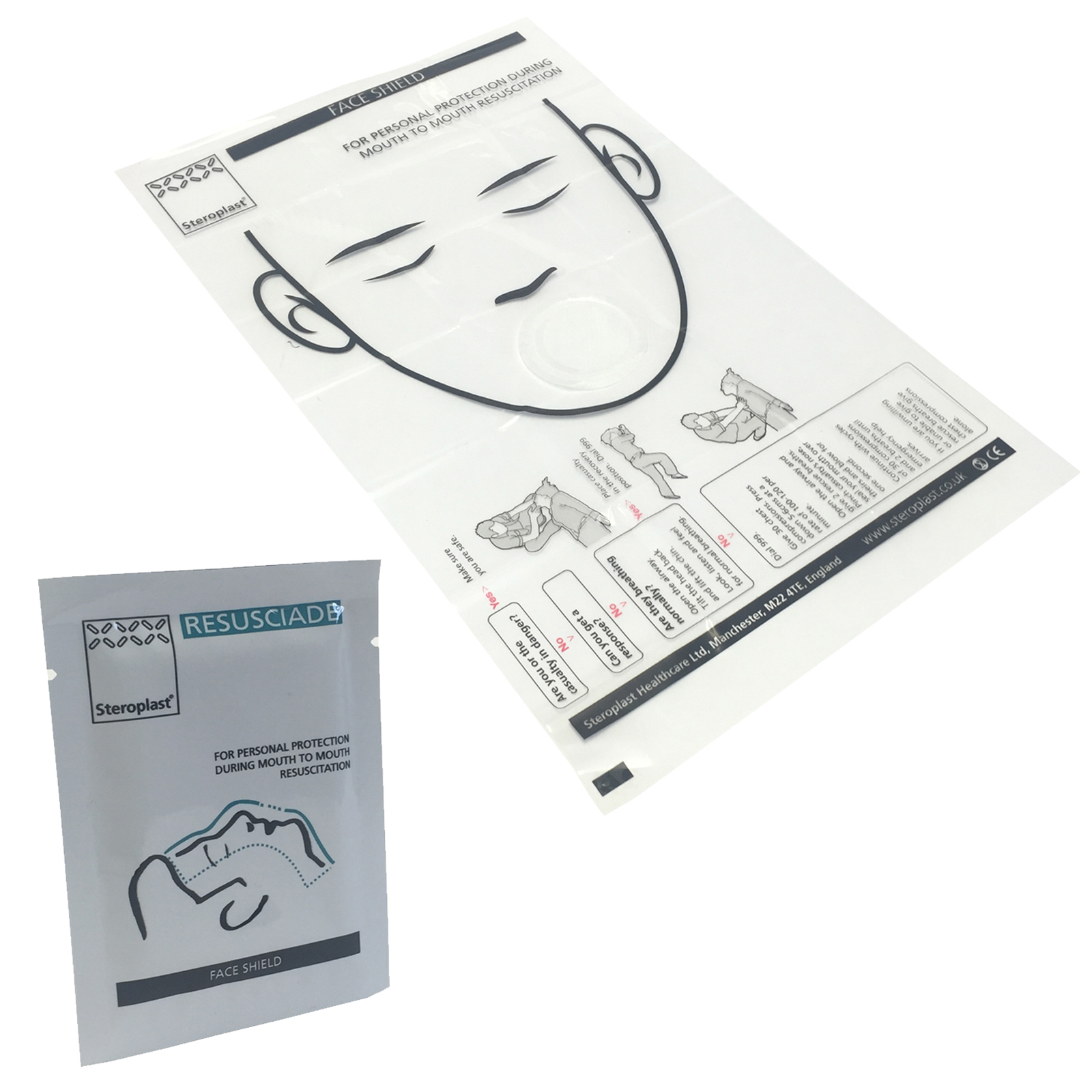 Steroplast Foil Packed Emergency Disposable First Aid Resuscitation ...