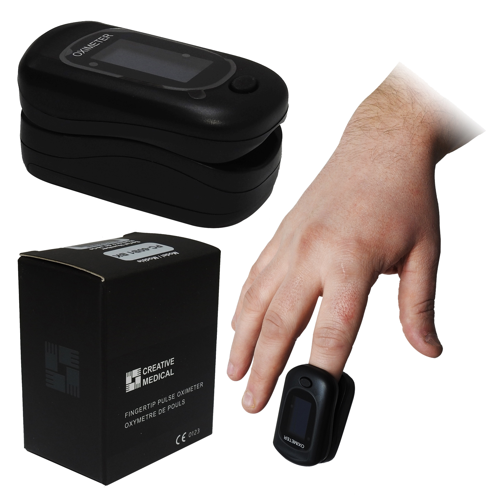 Creative Professional Finger Tip Pulse Digital Blood Oxygen Moniter ...