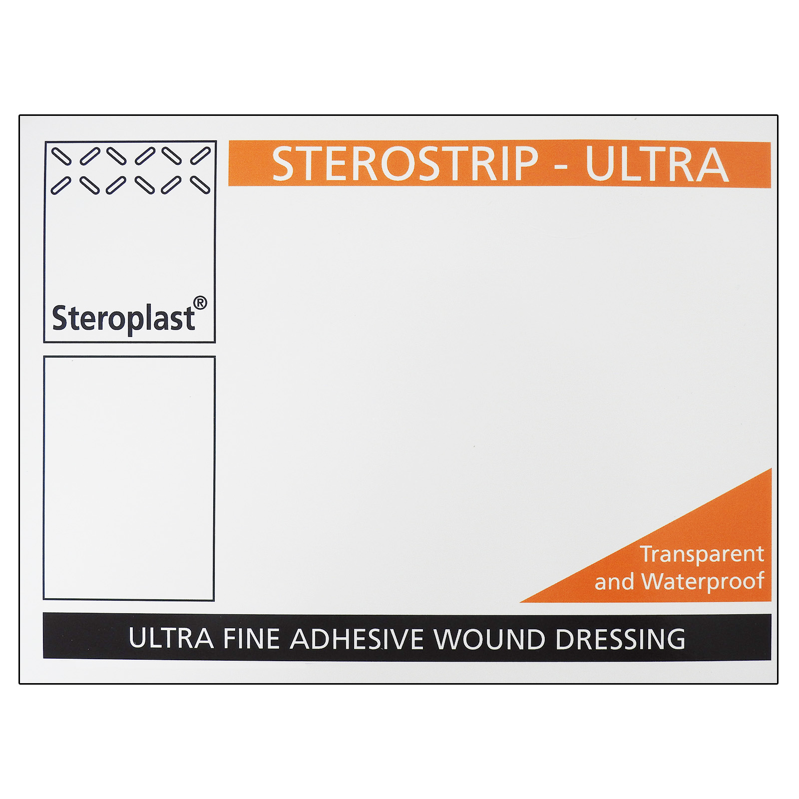 25x Steroplast 10cm x 12cm Sterostrip Ultra Adhesive Waterproof Clear ...