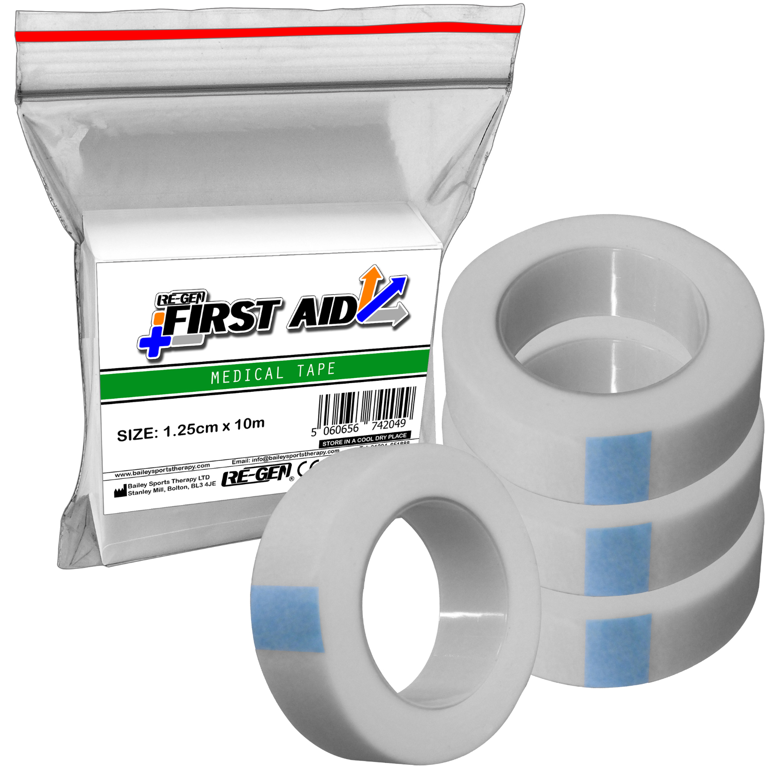 4 Pack RE-GEN First Aid Microporous Surgical Bandage Retention Tape 1 ...