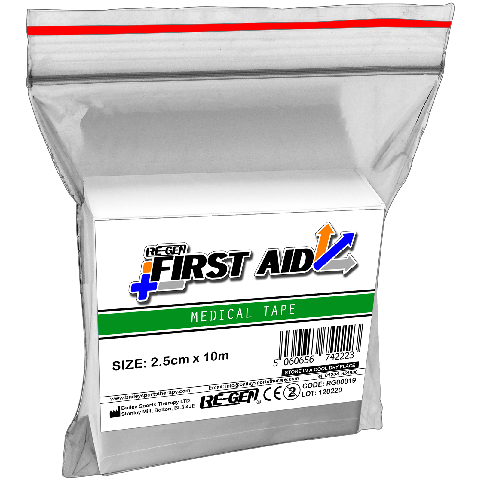 4 Pack RE-GEN First Aid Microporous Medical Dressing Strapping Tape 2 ...